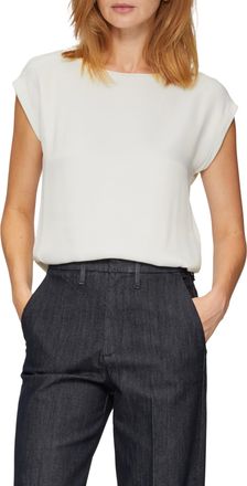 s.Oliver Fabricmix-Shirt in schimmernder Optik