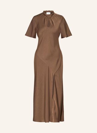Claudie Pierlot Claudie Pierlot Satinkleid Mit R&uuml;schen braun