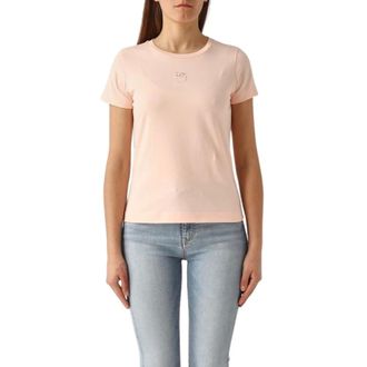 Pinko Pinko, Femme, Tops, Rose, Taille: 42 FR Bussolotto T-Shirt