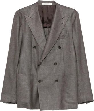 Tagliatore Homme, Vestes, Brun, Taille: XL Blazer crois&eacute;