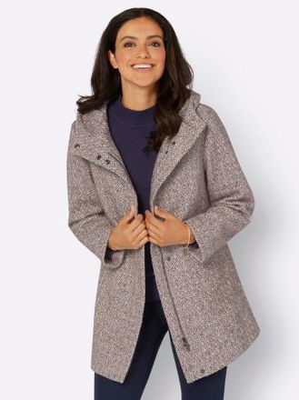 Witt Allwetterjacke Boucl&eacute;-Jacke Langarm