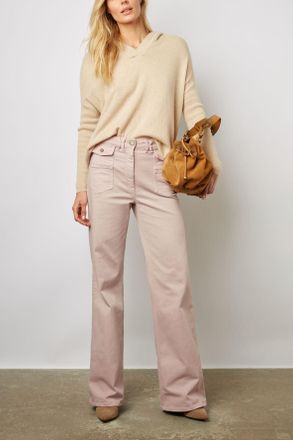 Gerard Darel Pull cachemire &agrave; capuche - LEOTINA - Sable