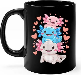 Generic Tasse 330Ml, Axolotl Axolotl Kawaii Anime Modern Teetassen Mit Großem Henkel Kaffeebecher Für Büro Kaffee Kollegin