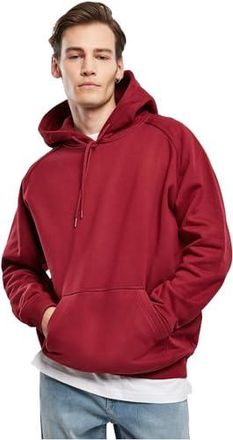 Urban Classics Homme Blank Hoody Sweatshirt capuche, Rouge (Burgundy), M EU