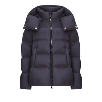 Cesare Gaspari Xtra Warm Kapuzen-Daunen-Pufferjacke - - Jackets - Damen - Blau - S