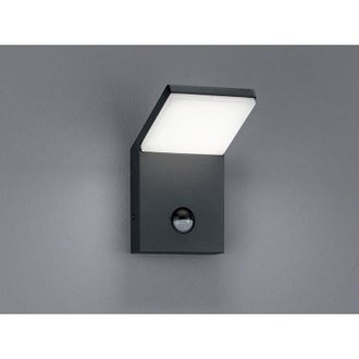 Trio Leuchten led Sensor-Au&szlig;en-Wandleuchte Pearl anthrazit Bewegungsmelder Au&szlig;en-Wandleuchte