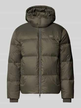 Calvin Klein Regular Fit Daunenjacke mit abnehmbarer Kapuze