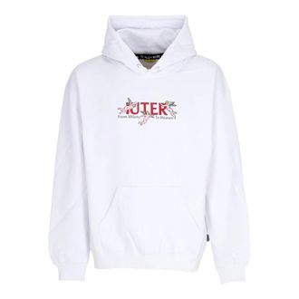 Iuter Wei&szlig;e Kapuzenpullover mit Fronttaschendruck - - Sweatshirts & Hoodies - Herren - Wei&szlig; - L