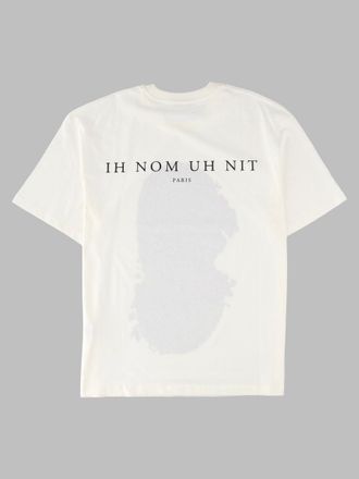 Ih Nom Uh Nit Newspaper Mask Graphic T-Shirt - White