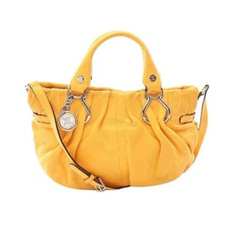 Celine Pre-owned Sac Seau Matelass&eacute; Cuir 2-en-1 - Femme - Pre-owned - Jaune - Taille: ONE Size