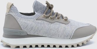 Eleventy Low-Top-Sneaker aus Wollmischung mit gezackter Sohle