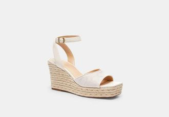 Coach Espadrille-Wedge aus Signature-Jacquard