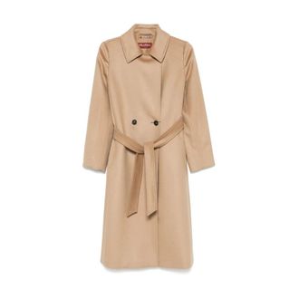 Max Mara Elegant Coat Bcollag 587 006 - - Coats - Damen - Beige - 3XS