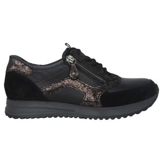 Waldl&auml;ufer Damen Sneakers mit weiter Passform - Schwarz - - Shoes - Damen - Schwarzk - 37 EU
