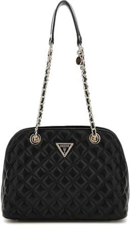 Guess Giully Dome Satchel Black
