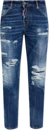 Dsquared2 Femme, Jeans, Bleu, Taille: 32 FR Teddy Jeans