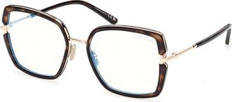 Tom Ford Femme, Accessoires, Multicolore, Taille: 55 MM Lunettes