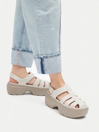 Crocs Sandalen Crocs Stomp Fisherman Sandal 209938 Grau