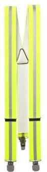 Fan-O-Menal Bretelles pour Pantalon - N&eacute;on Jaune - Pompiers - 06773-1