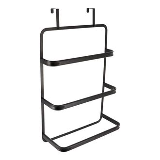 Tendance Handtuchhalter auf t&uuml;r 3 metallstangen - schwarz