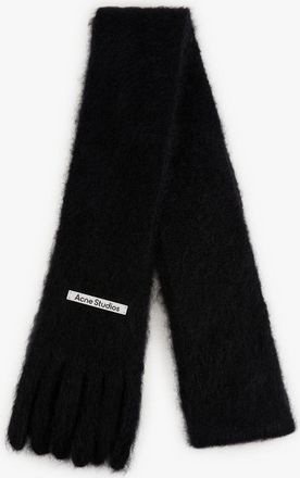 Acne Studios Echarpe &agrave; franges en laine