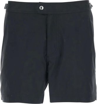 Tom Ford Homme, Maillots de bain, Noir, Taille: XL Nylon Swim Short