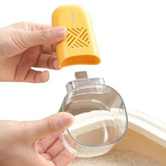 Generico Cuill&egrave;re &agrave; riz multifonctionnelle avec &eacute;chelle int&eacute;gr&eacute;e pour farine, grains, poussi&egrave;re, soja, nourriture pour animaux, pr&eacute;paration des repas et utilis