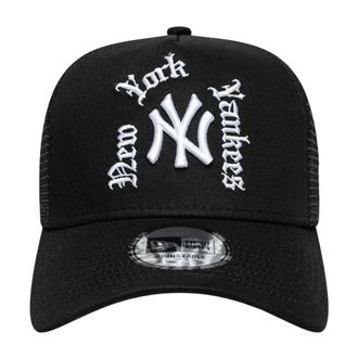 New Era Wordmark Trucker New York Yankees - unisex - Accessoires - Noir - Taille: ONE Size