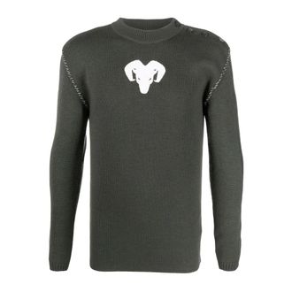 Maison Margiela Rundhals-Pullover - - Knitwear - Herren - Gr&uuml;n - S