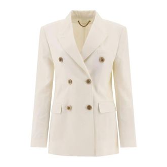 Golden Goose Femme, Vestes, Blanc, Taille: 36 FR Blazer Crois&eacute;