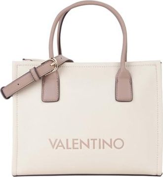 Valentino sac à main sac à épaule bandoulière Wilk Shopping Bag Ecru/Taupe écru