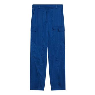 Ferragamo Blaue Cargo Hose - - Trousers - Damen - Blau - 2XS