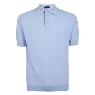 FILIPPO DE LAURENTIIS Homme, Tops, Bleu, Taille: 2XL Polo &agrave; Manches Courtes