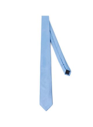 Au Printemps Paris United Seidenkrawatte - Blau