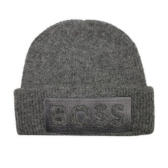 BOSS Monello_Hat Beanie, Medium Grey30, Taille Unique Homme
