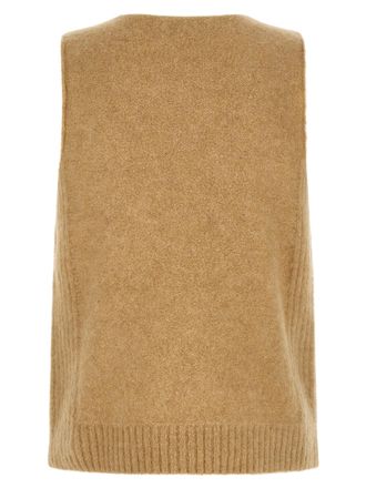 Dries Van Noten Sleeveless Sweater - Beige