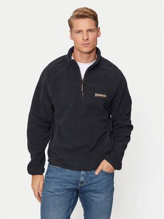 Napapijri Fleecejacke NP0A4HZO Schwarz Regular Fit