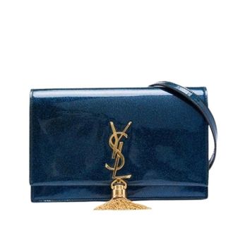 Saint Laurent Pre-owned Kate wallet on chain - Femme - Pre-owned - Bleu - Taille: ONE Size