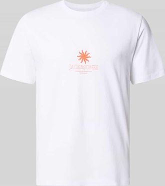 Jack & Jones Regular Fit T-Shirt mit Logo-Print Modell Eres
