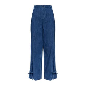 Emporio Armani Wide Leg Jeans - - Jeans - Damen - Blau - W28