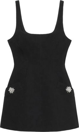 Blumarine robe courte à ornements - Noir