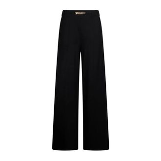 Liu Jo Femme, Pantalons, Noir, Taille: 42 FR Pantalon avec d&eacute;tails fendus