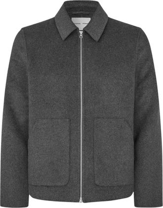 Sams&oslash;e & Sams&oslash;e Sapaulo Jacket - Homme - Vestes - Gris - Taille: XL
