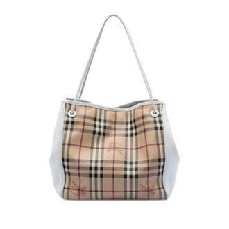 Burberry Pre-owned Haymarket Check Tote - Femme - Pre-owned - Beige - Taille: ONE Size