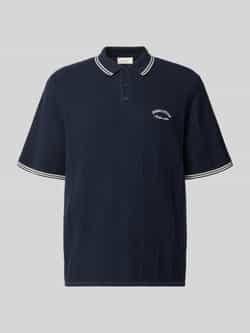 Jack & Jones Regular Fit Poloshirt in Strick-Optik Modell Menton