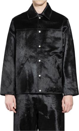 Sunflower Homme, Vestes, Noir, Taille: L Coach Jacket Cow Hide
