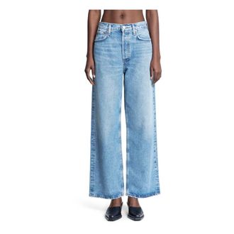 A Gold E Femme, Jeans, Bleu, Taille: W26 Low Slung Baggy