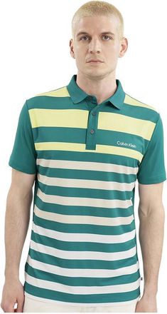 Calvin Klein Herren 2025 Somerset Golf-Poloshirt - Meeresgr&uuml;n - XL