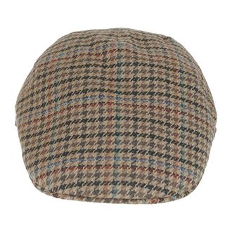 Borsalino Homme, Accessoires, Brun, Taille: M Casquette en Laine &agrave; Carreaux Marron Beige