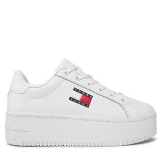 Tommy Jeans Sneakers Tommy Jeans Tjw Flatform Ess EN0EN02518 Wei&szlig;